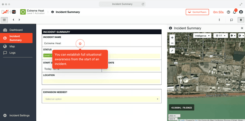 Situation Report (SITREP) by D4H